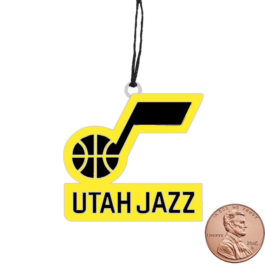 Utah Jazz Yellow Note Logo Christmas Ornament - Etsy