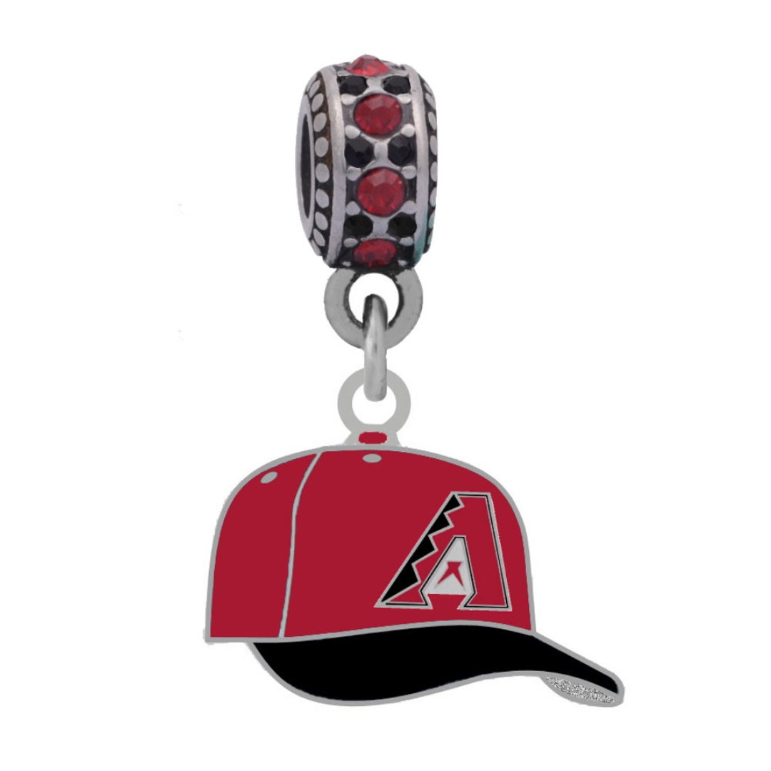 ARIZONA DIAMONDBCKS Cap Charm Compatible With Pandora Style Bracelets ...