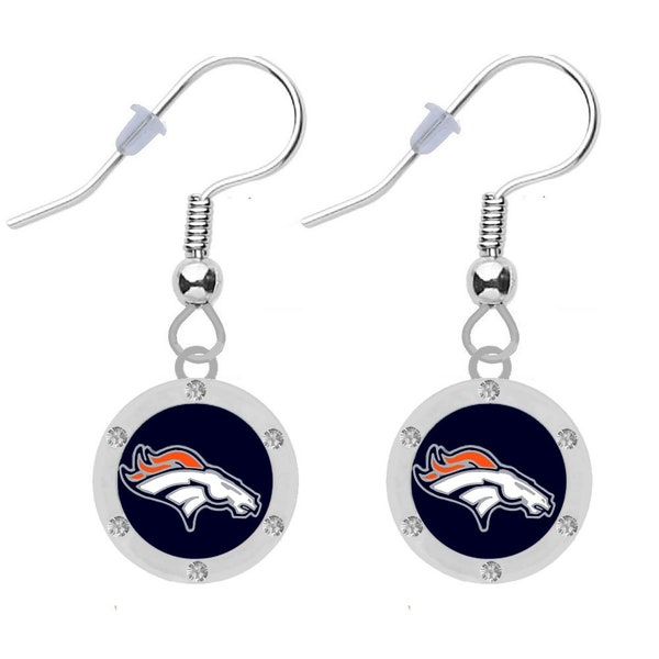 Broncos Earrings - Etsy