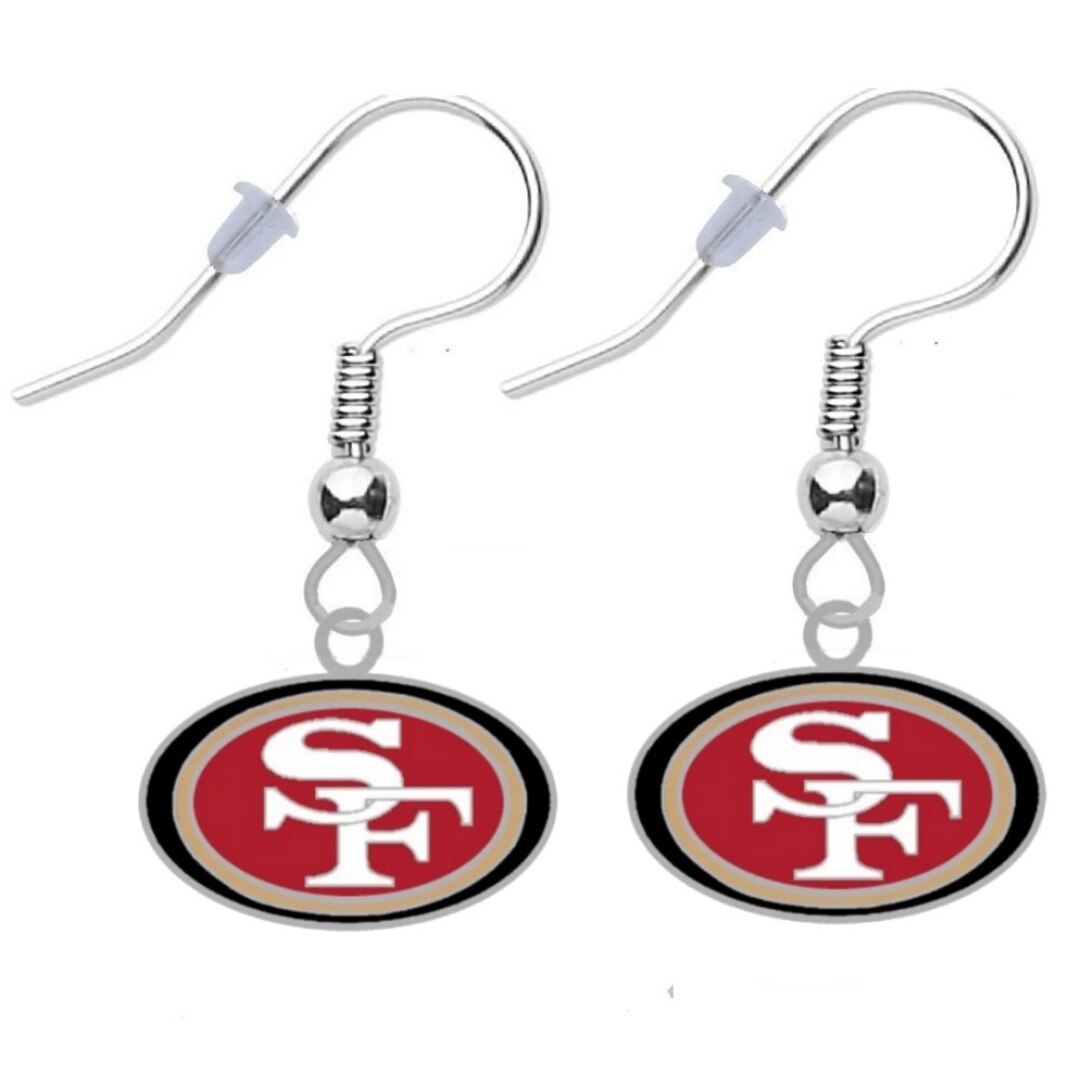 SAN FRANCISCO 49ERS Logo Earrings - Etsy