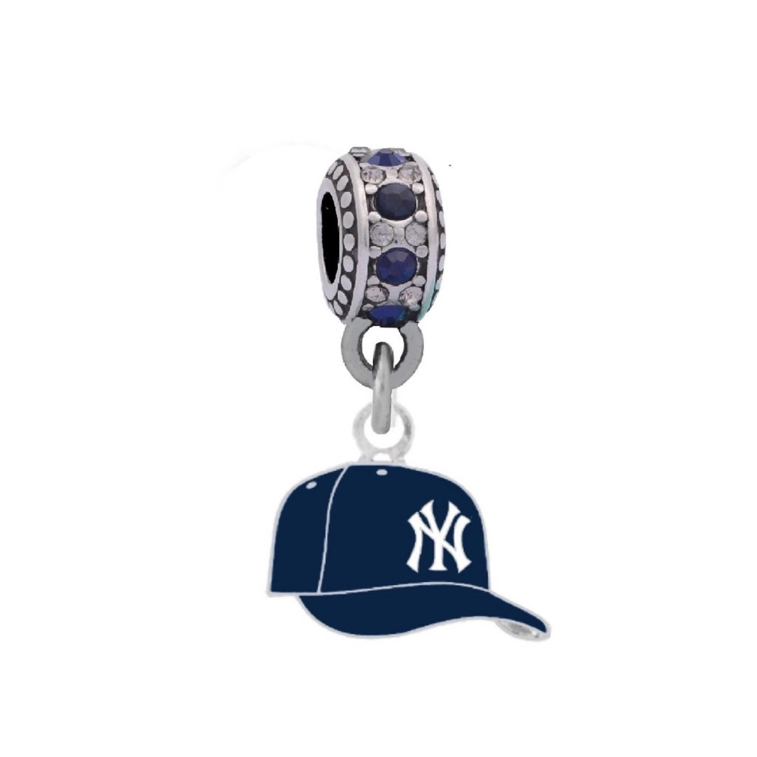 NEW YORK YANKEES Cap Charm Compatible With Pandora Style Bracelets. Can ...