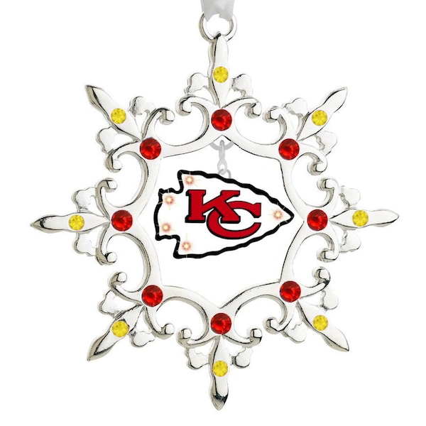 Kansas City Chiefs Christmas Tree Topper - Etsy