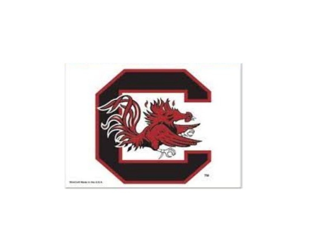 South Carolina Gamecocks Tattoos Package Includes 4 Face Temporary ...