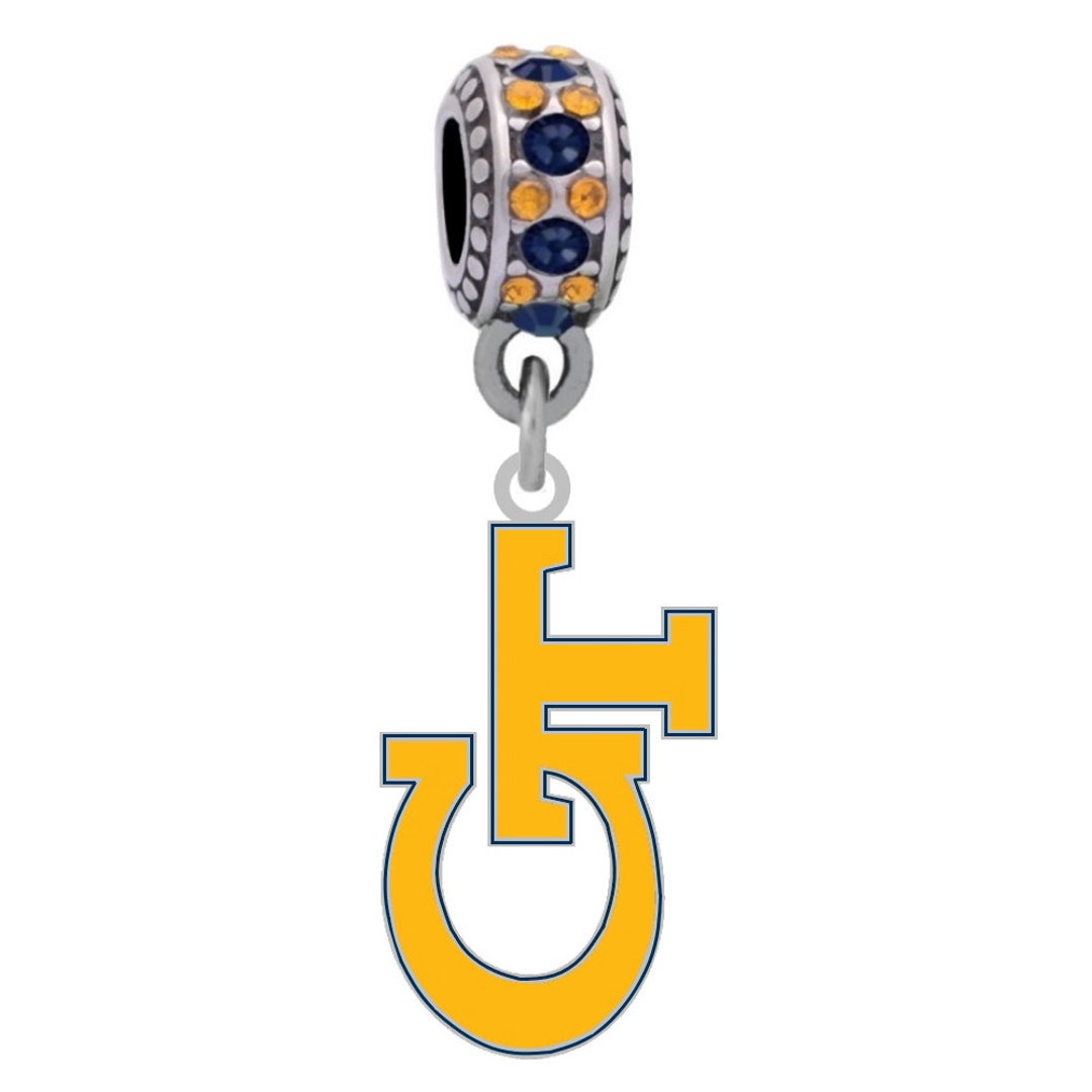 GEORGIA TECH GT Logo Charm Fits Pandora Style Bracelets - Etsy