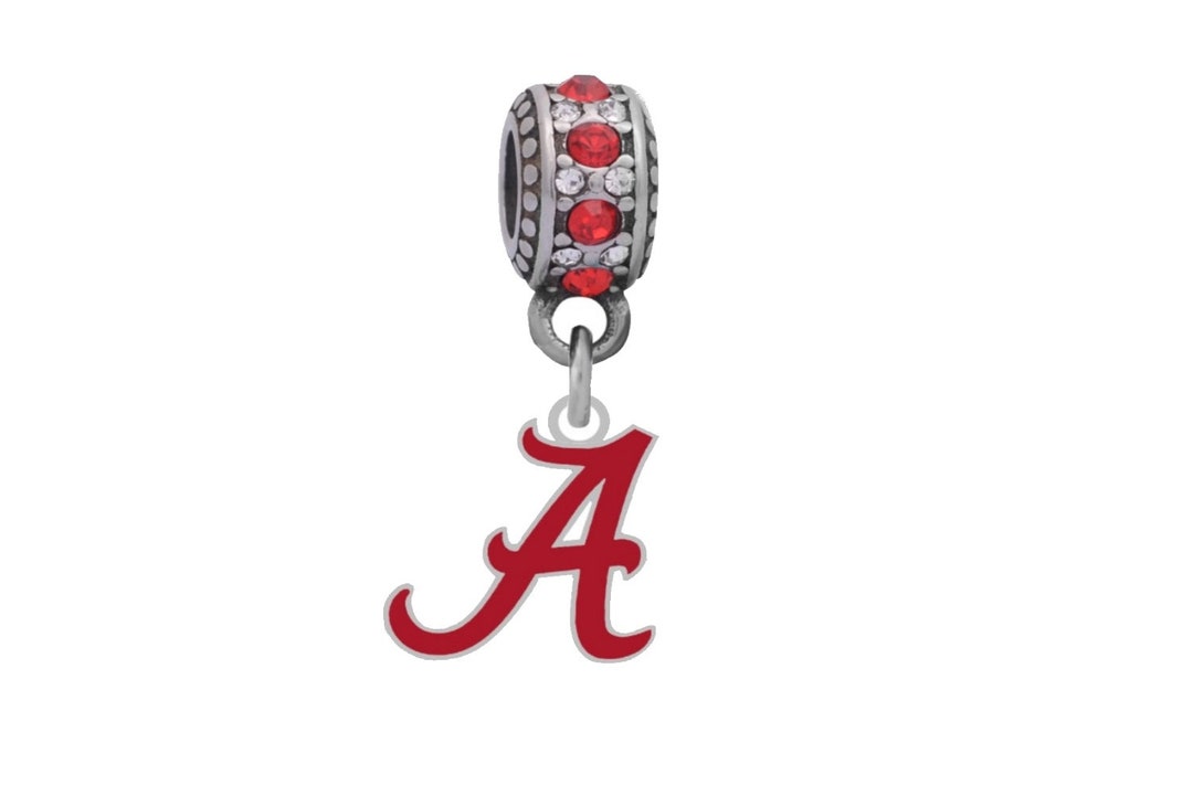 ALABAMA LOGO Charm Compatible With Pandora Style Bracelets - Etsy