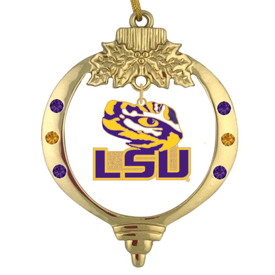 LSU TIGER Over Lsu Med Gold - Etsy