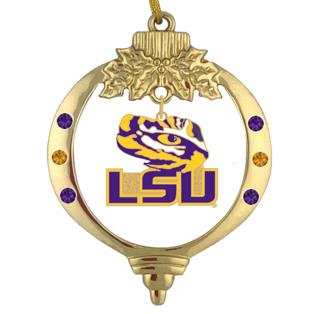 LSU TIGER Over Lsu Med Gold - Etsy