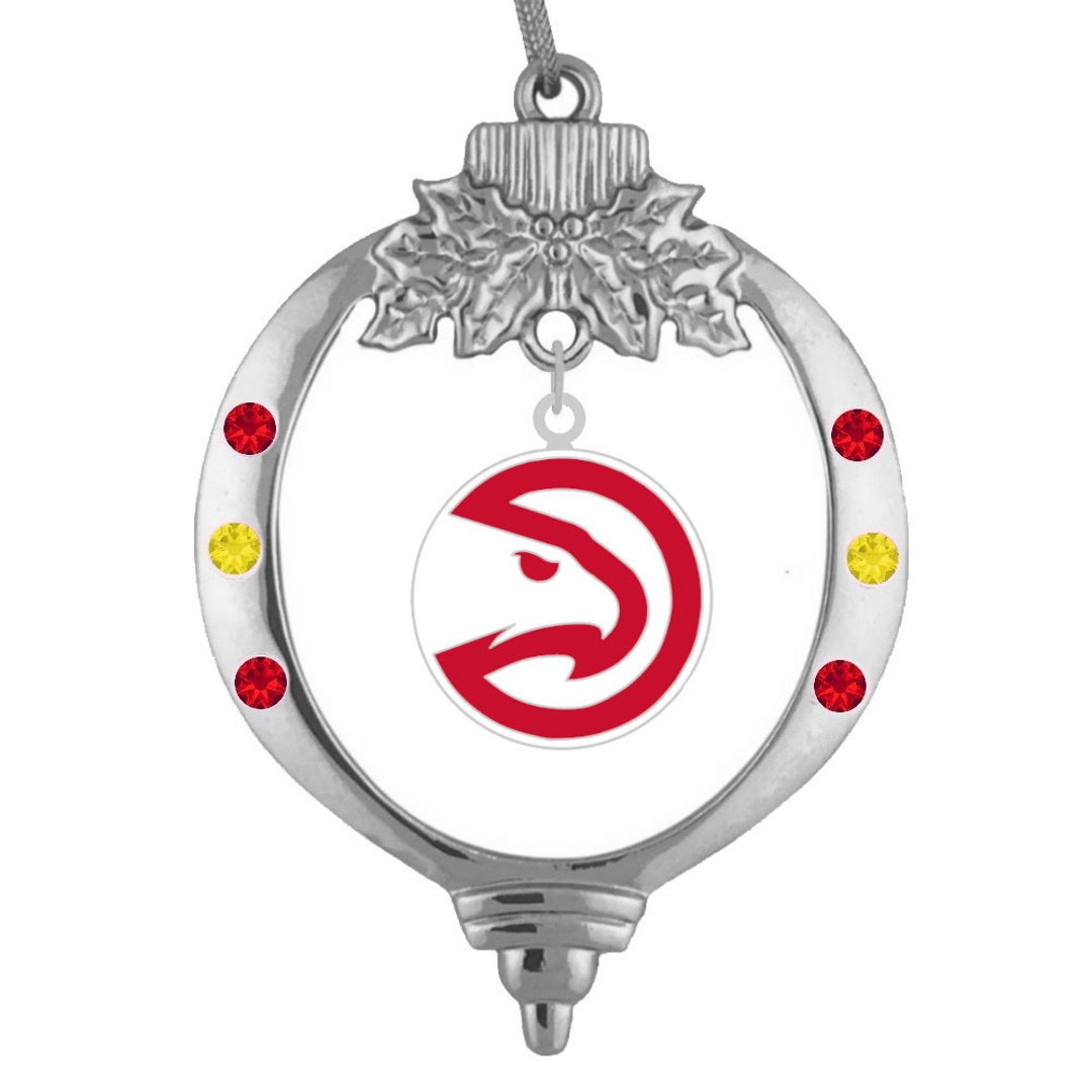 ATLANTA HAWKS Small Round Logo Christmas Ornament - Etsy