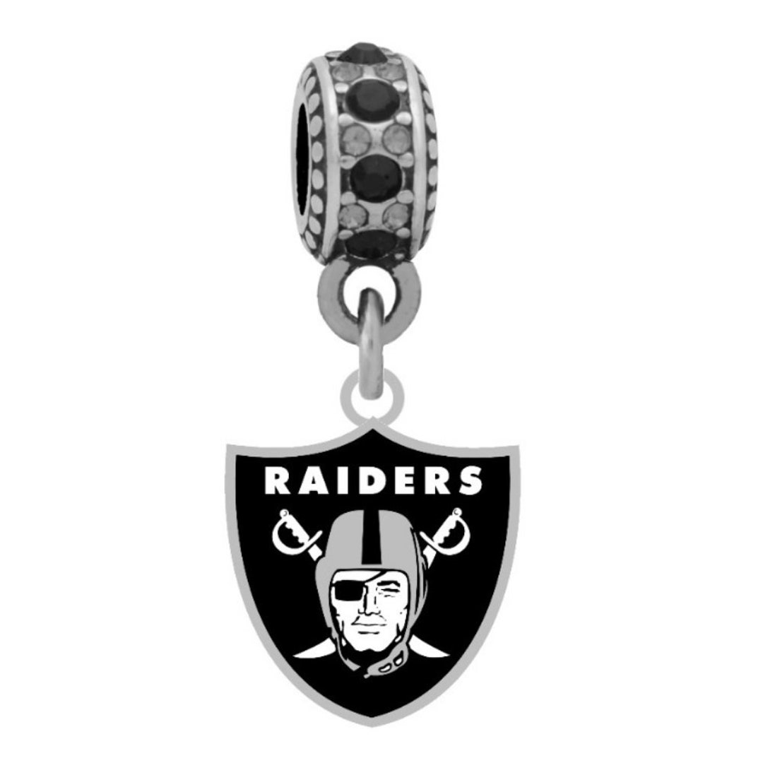 LAS VEGAS RAIDERS Logo Charm Compatible With Pandora Style Bracelets ...