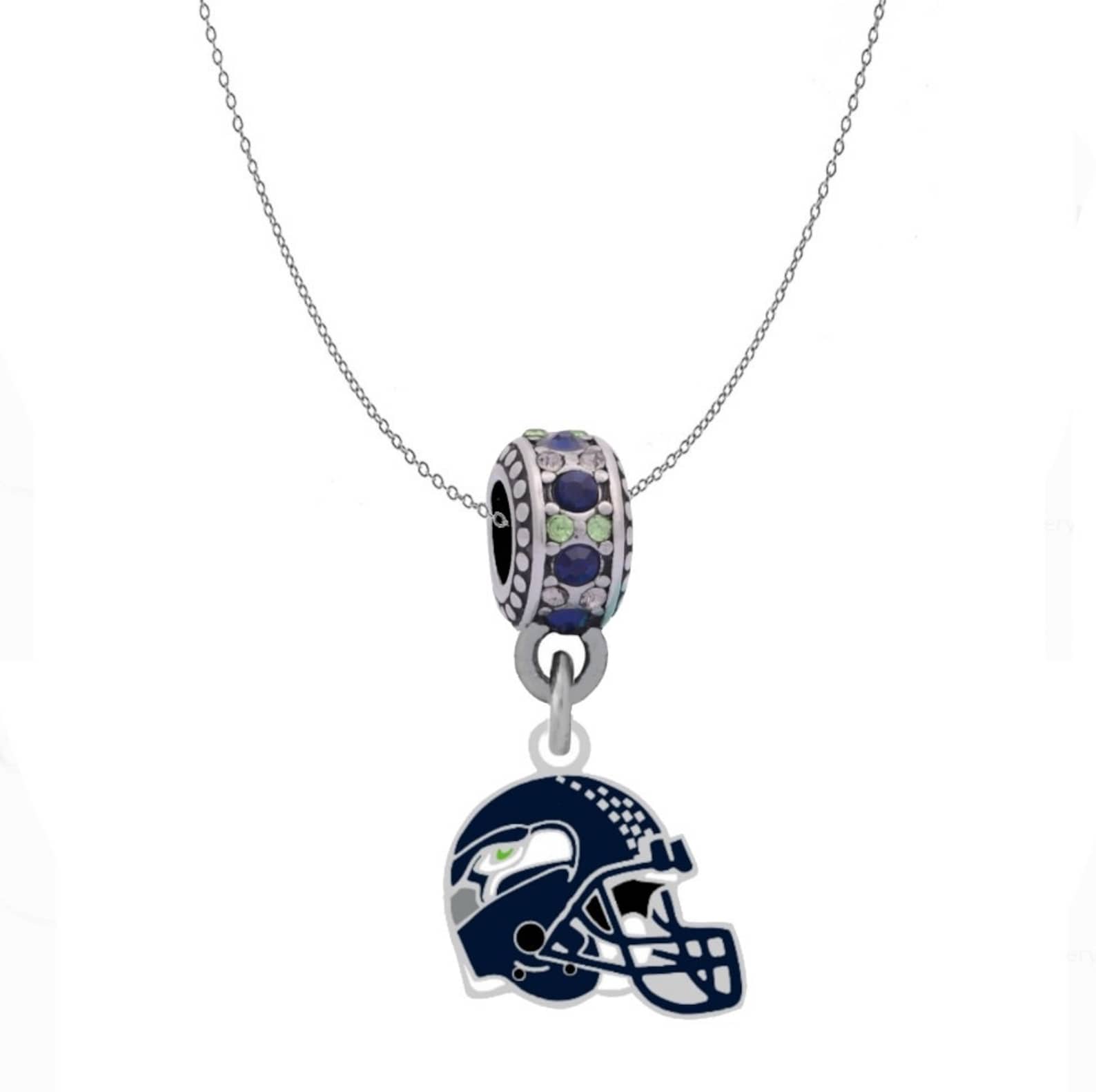 SEAHAWKS HELMET Charm Compatible With Pandora Style Bracelets. - Etsy
