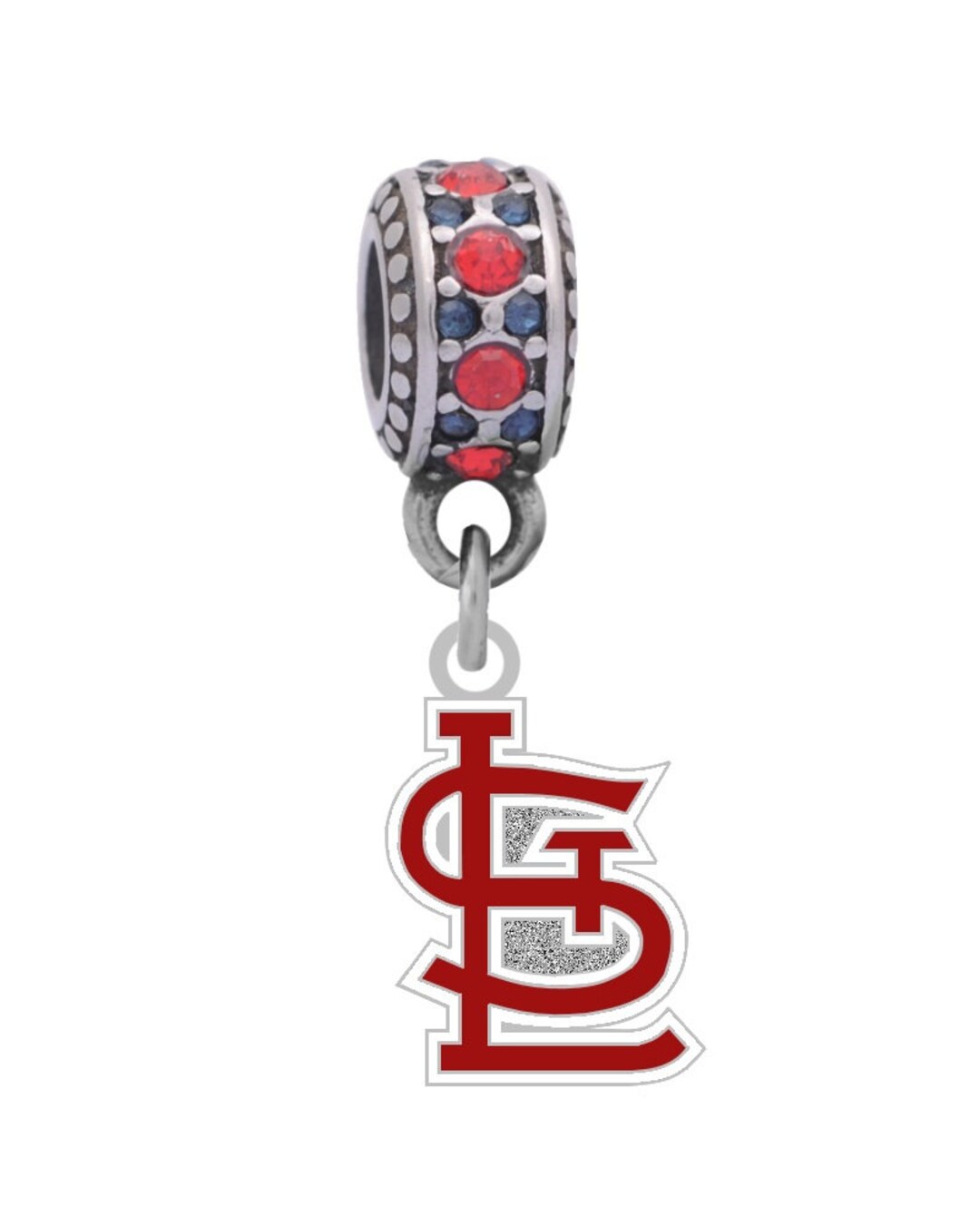 ST LOUIS Cardinals STL Logo Charm Compatible With Pandora Style ...