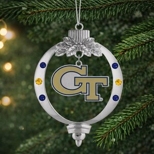 Georgia Tech Lg Logo Ornament - Etsy