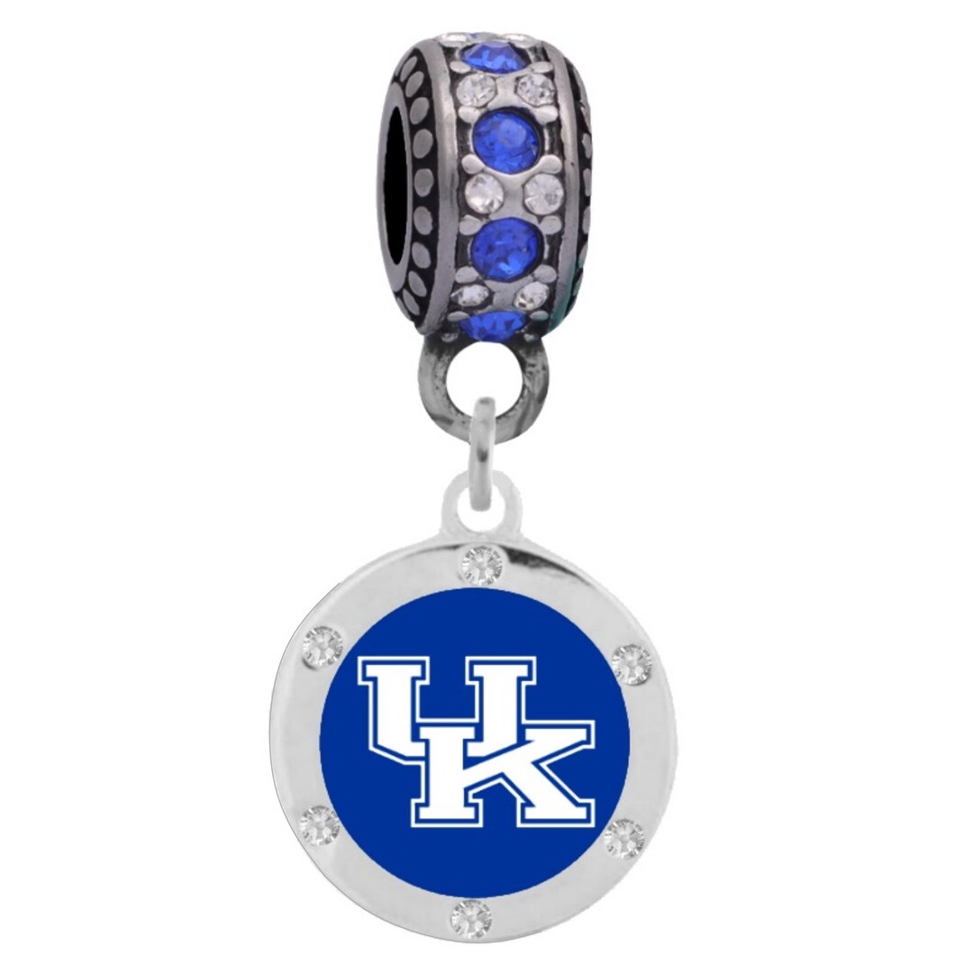 UNIVERSITY of KENTUCKY UK Crystal Charm Compatible With Pandora Style ...
