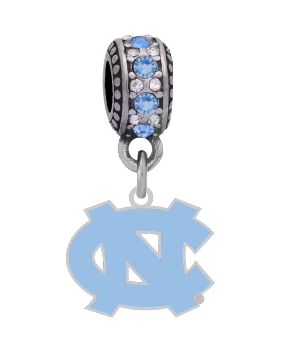 UNC University of North Carolina Logo Charm Compatible With Pandora ...