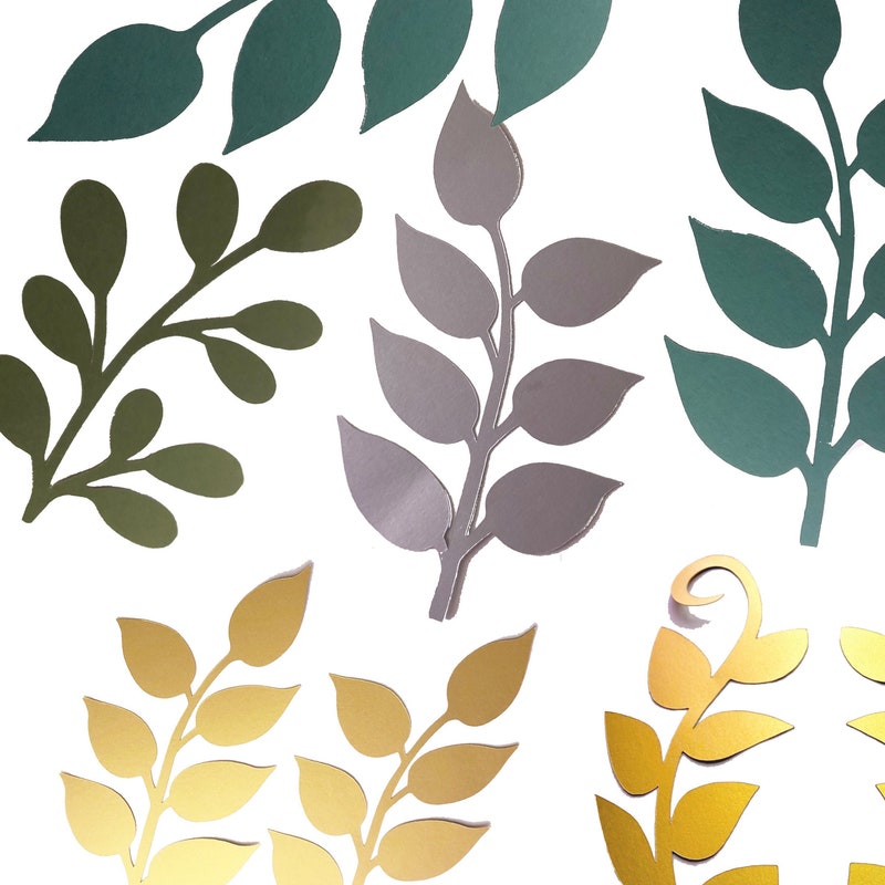 Paper Leaves - Etsy