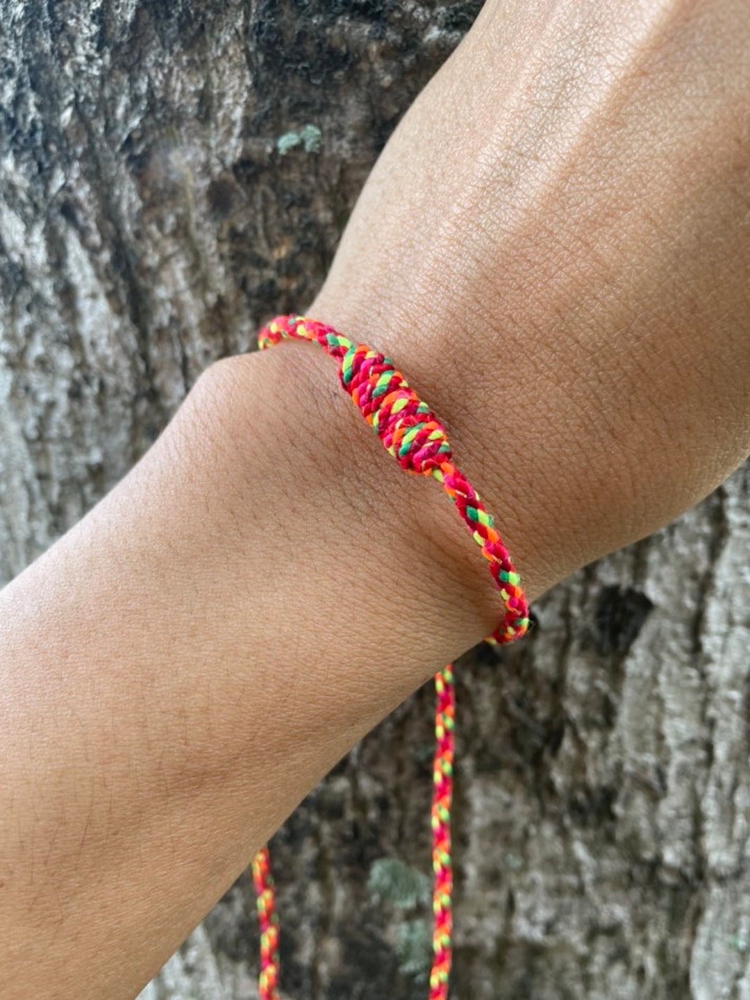 PATAYA Thai Buddhist Braided Fibre Wristband Bracelet Monk Blessed ...