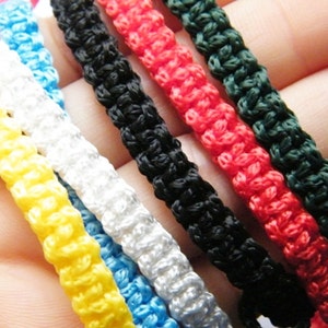 Thai Buddhist Braided Cotton Wristband Bracelet Monk Blessed Friendship ...
