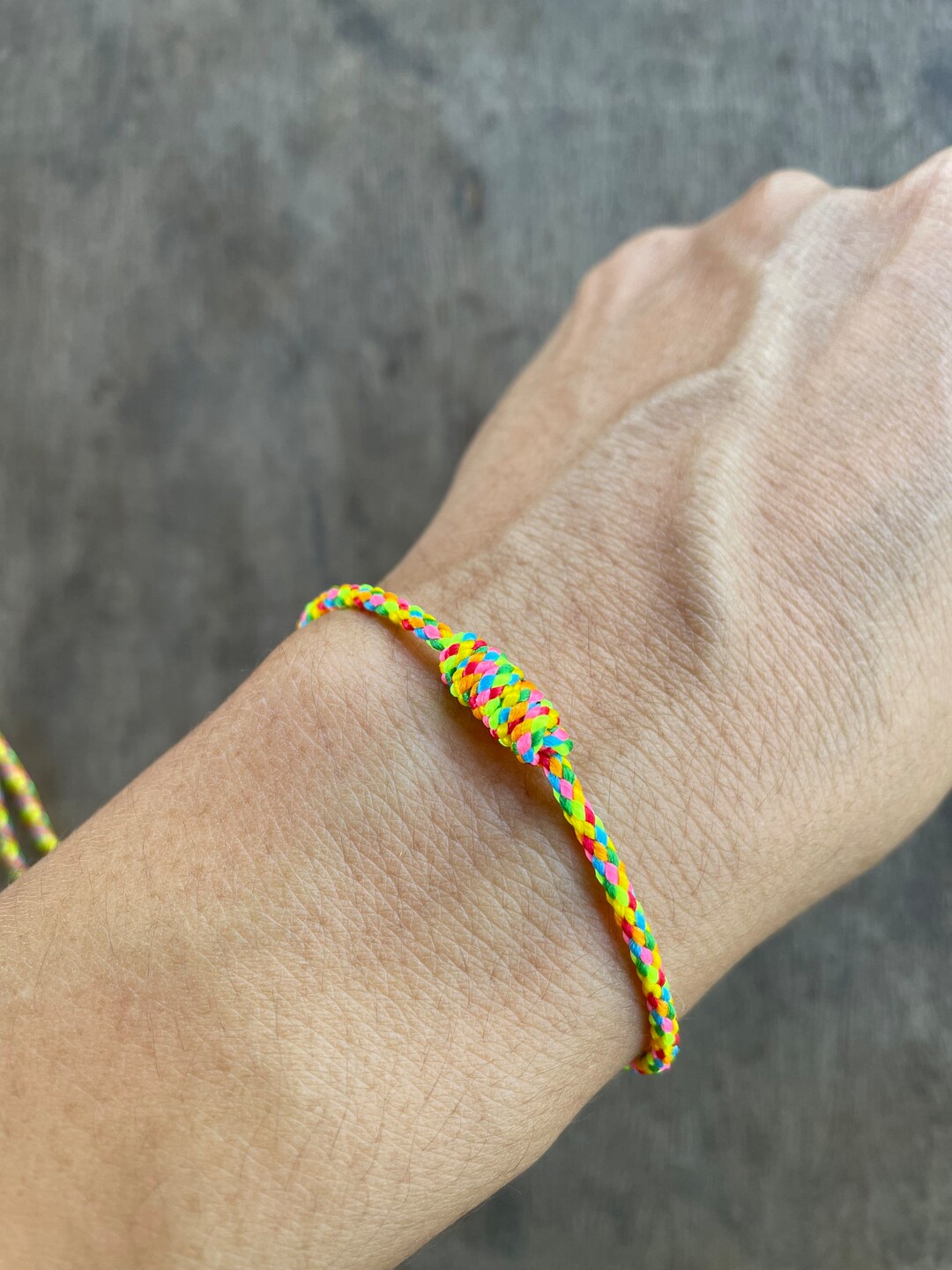 Super Slim Thai Buddhist Braided Fibre Wristband Bracelet Monk - Etsy