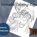 Printable Horse Coloring Page - Instant Digital Download - Two Bits ...