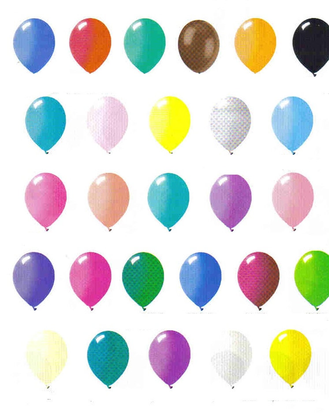 48 Balloons 12 When Inflated & 48 Balloon Sticks - Etsy