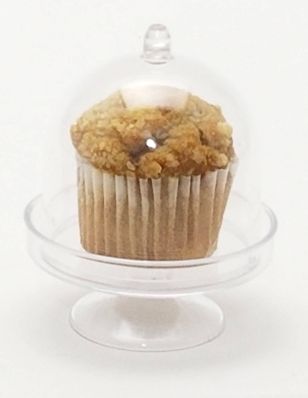 12 Clear Plastic Acrylic Mini Cupcake Holder With Dome - Etsy