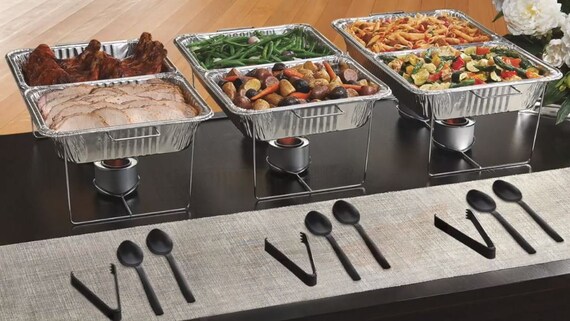 Party Essentials 10-Piece Buffet Banquet Serving Set With, 52% OFF