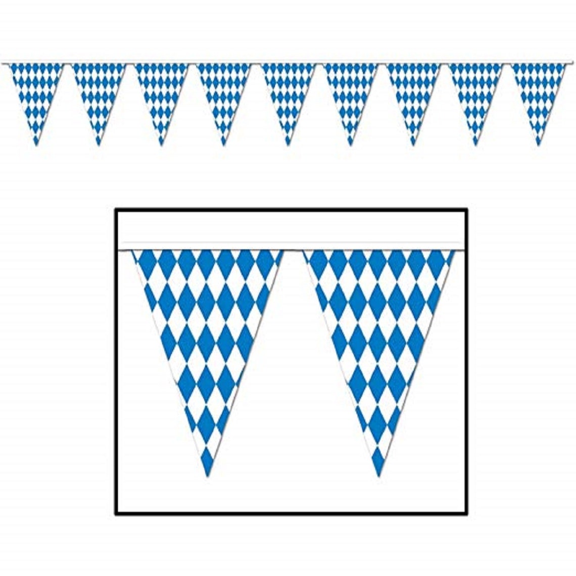 30 Foot Heavy Duty Outdoor All Weather Pennant Banner Flags | Etsy