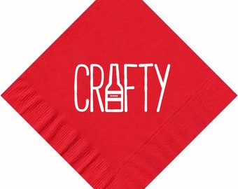 Custom Logo Cocktail Napkins - Etsy