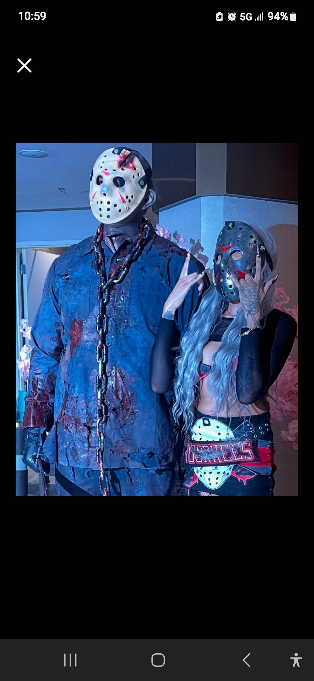 Distressed Costume and Chain - Etsy