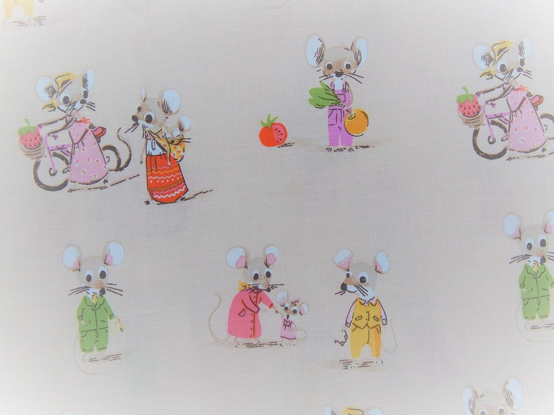 Surgical Scrub Caps Picturing Mice at Play on Pale Pink | Etsy