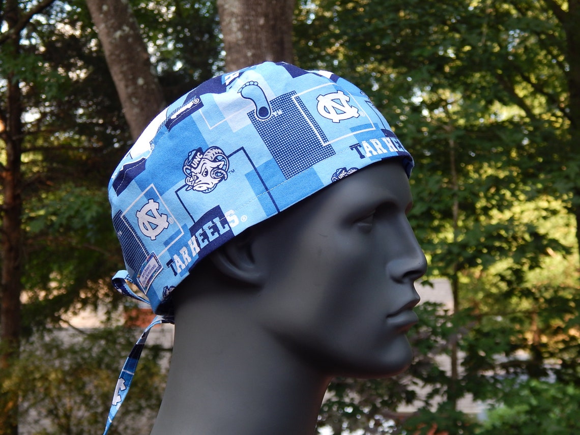 UNC Tarheels Scrub Caps for Men or Women | Etsy
