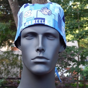 UNC Tarheels Scrub Caps for Men or Women - Etsy