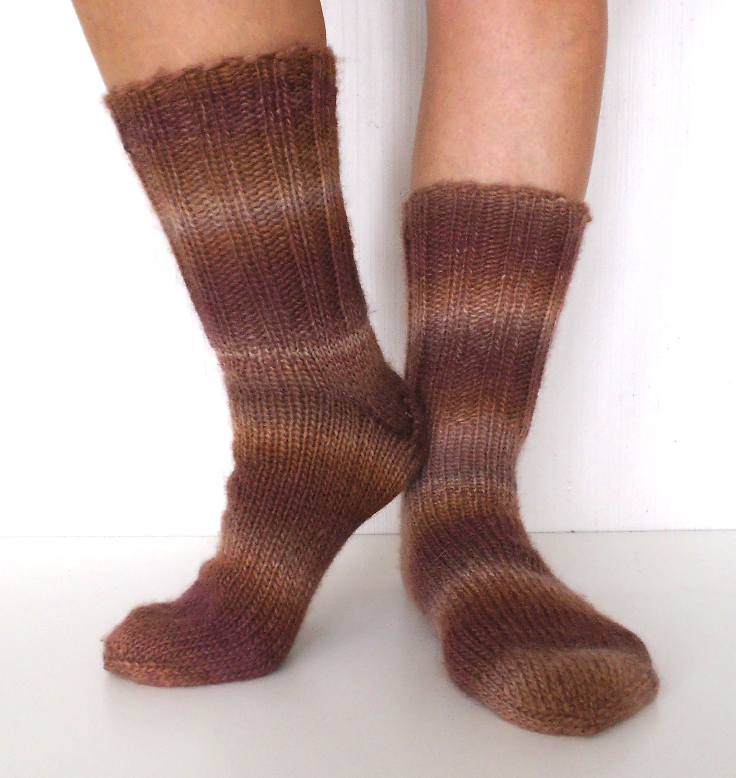 Hand Knitted Wool Socks. Pure Sheep Wool. Soft and Comfy. Men Wool ...