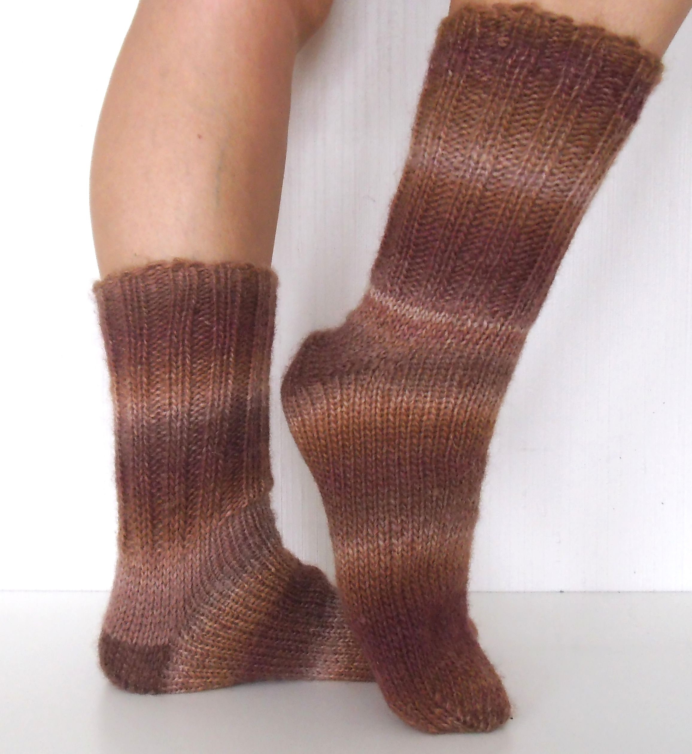 Hand Knitted Wool Socks. Pure Sheep Wool. Soft and Comfy. Men - Etsy