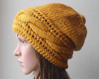 Yellow Winter Hat | Etsy