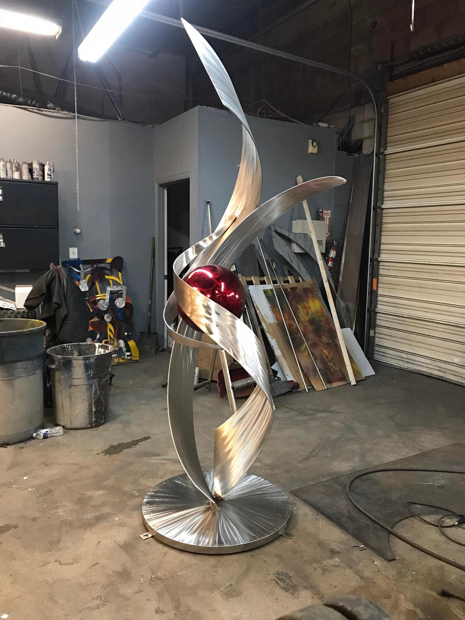 LARGE RIBBONS (contemporary Yard Sculpture, Patio Garden, or Pool ...