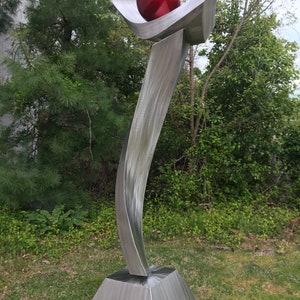 Symbolic 7 (rust Proof Ball Sculpture, - Etsy