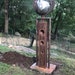Rusted Steel Artwork, Modern Corten Steel Sculpture, Customizable Lawn ...
