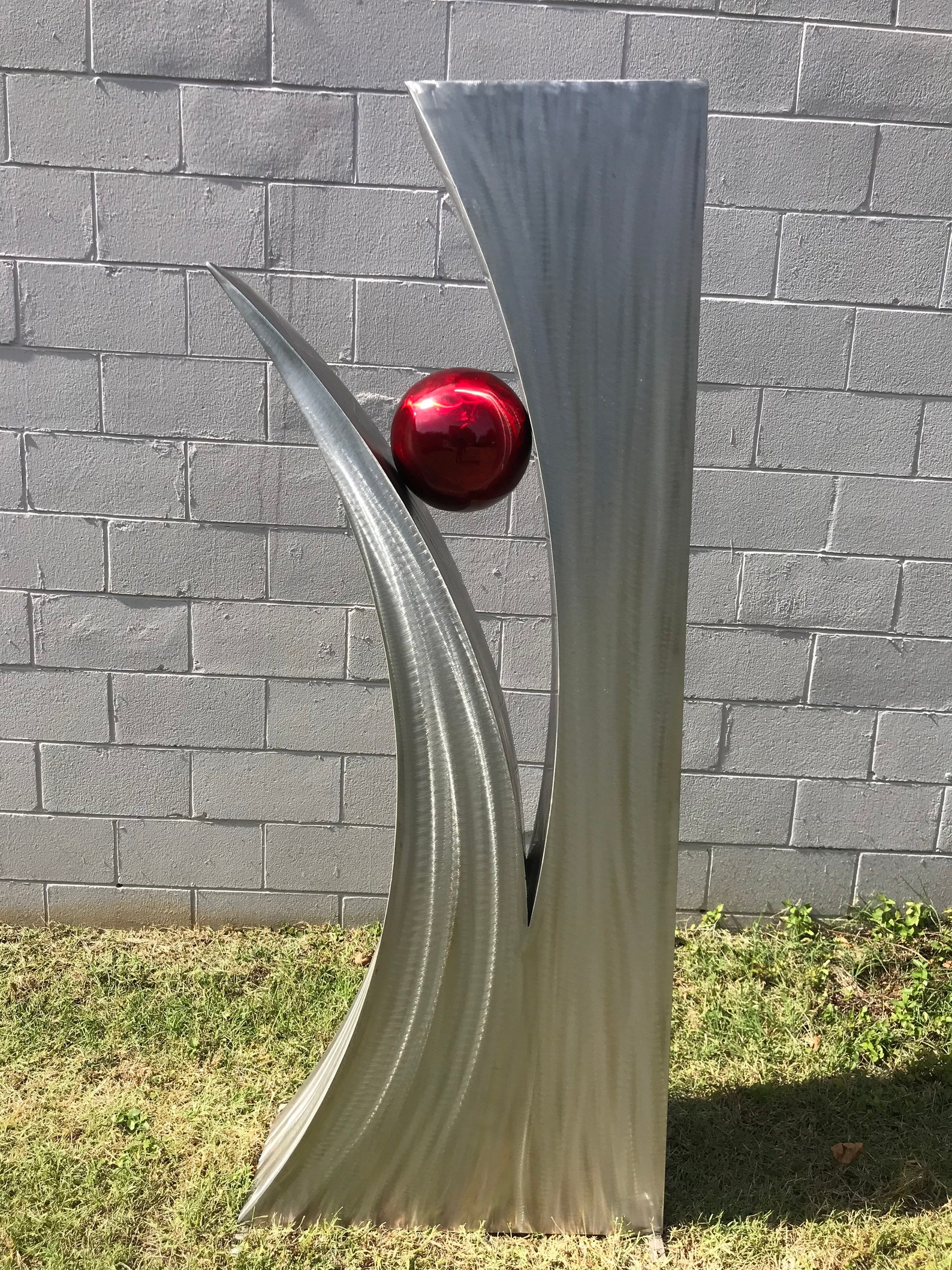 SPLIT ENDS design B Stainless Steel Sculpture for Front Yard, Backyard ...