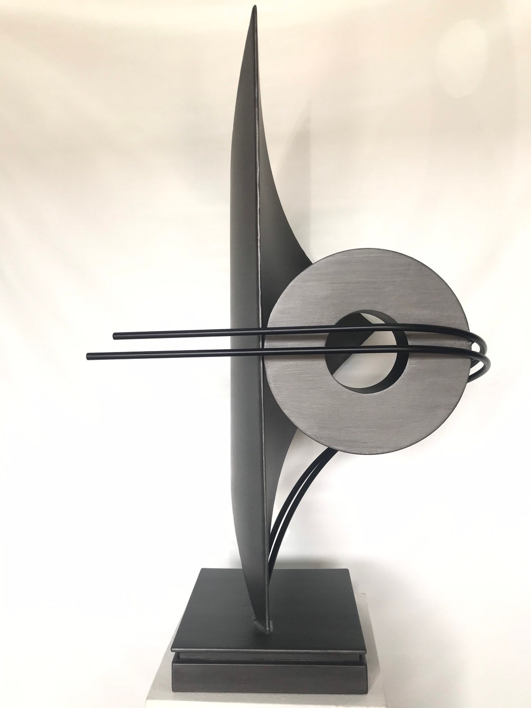 Stainless Steel Tabletop Artwork, Modern Garden Decor, Abstract Designs ...