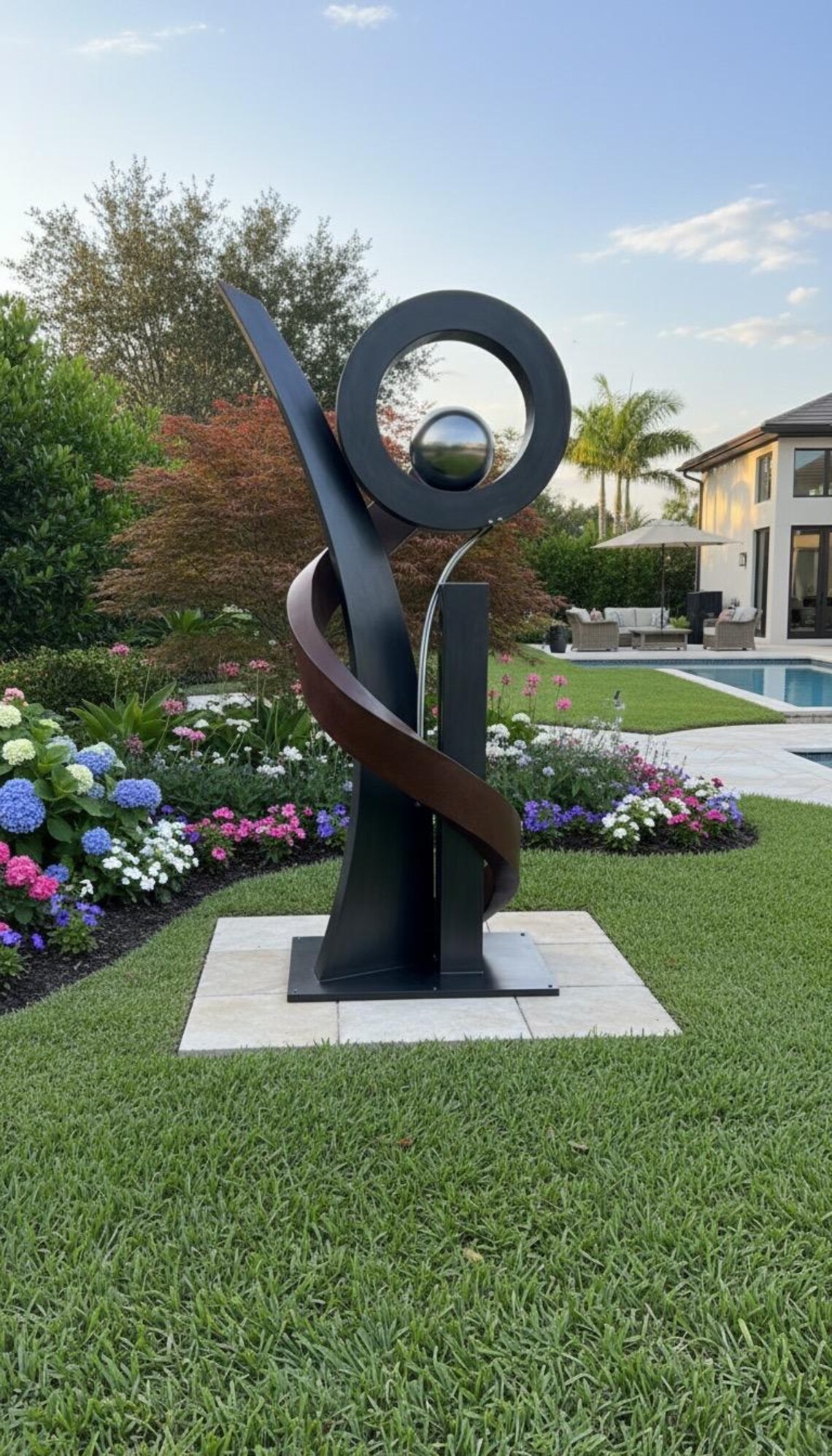 Intimate (modern Lawn Sculpture, Garden Decoration, Engagement Gift ...