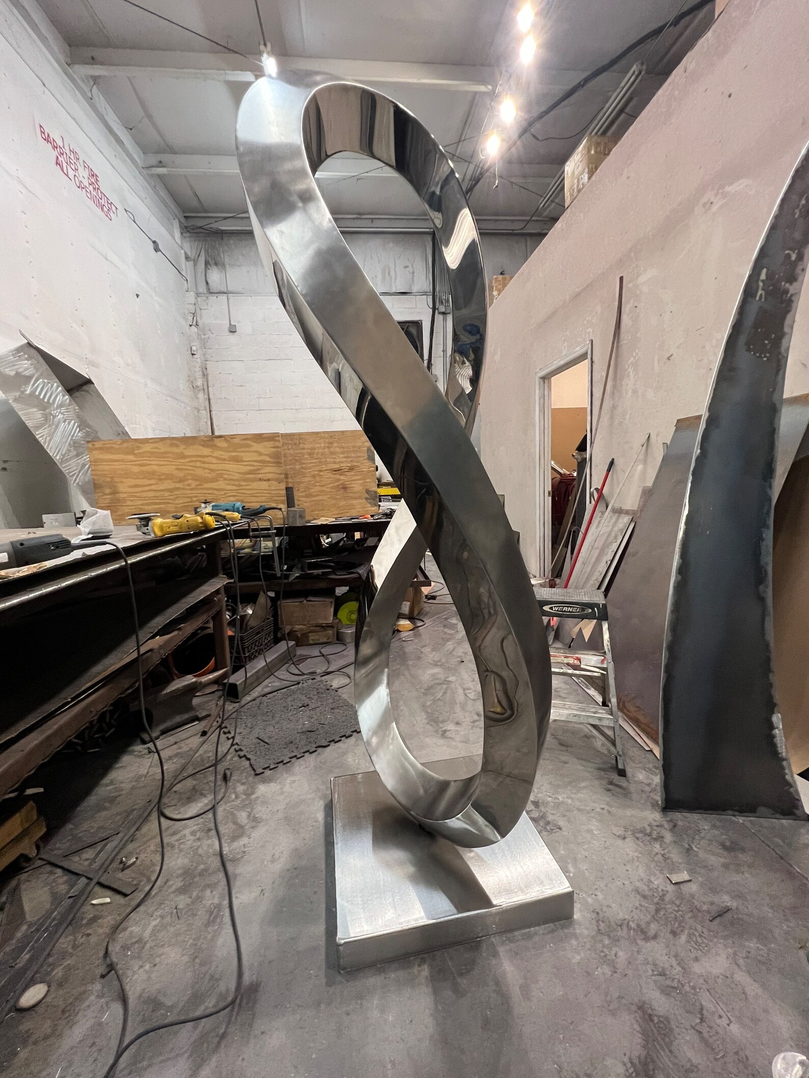 Figure Eight (contemporary Metal Art, Outdoor Yard Sculpture, Abstract ...