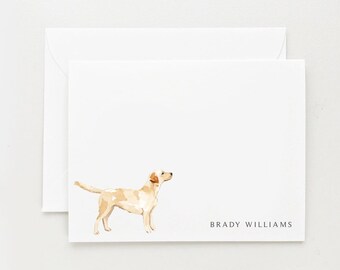 Labrador Note Cards, Gift for Black Lab Dog Lover, Personalized ...