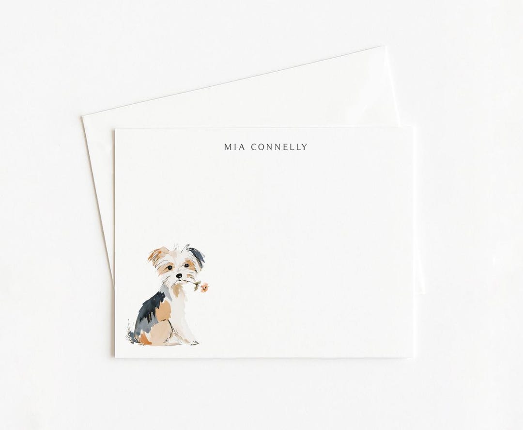 Jack Russell Mix Stationery Set: Personalized Dog Note Cards - Etsy