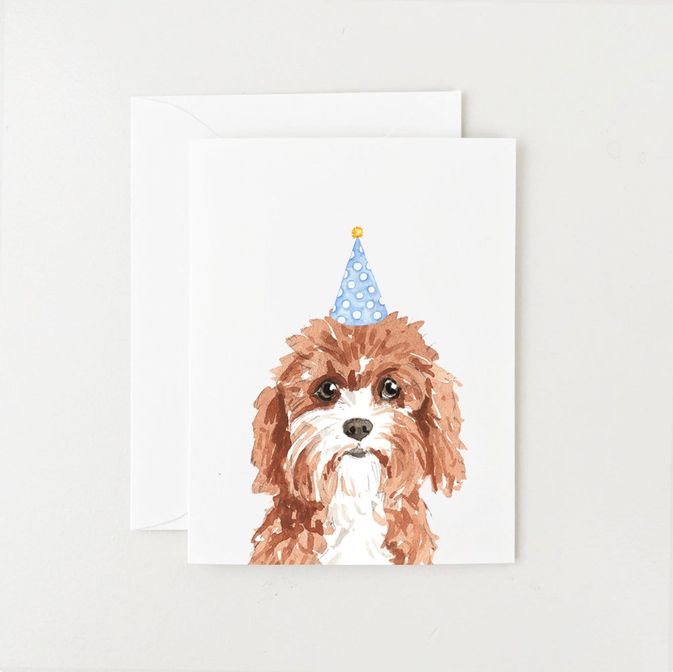 Cavapoo Card Dog Birthday Card Blank Card for Birthday - Etsy