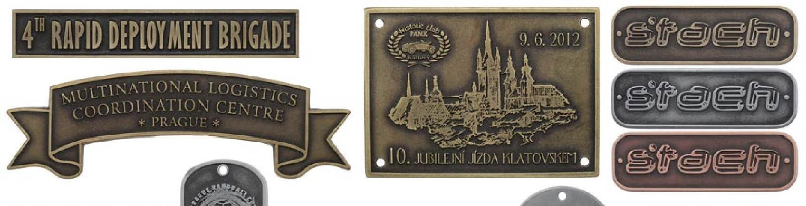 Zinc Metal Labels With Relief for Marking Your Products | Etsy