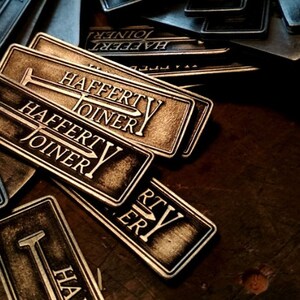 Zinc Metal Labels With Relief for Marking Your Products - Etsy