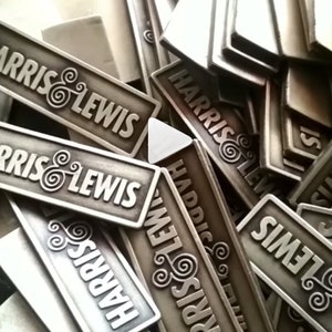 Zinc Metal Labels With Relief for Marking Your Products - Etsy