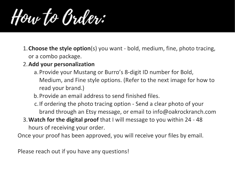 Custom BLM Mustang or Burro Freeze Brand Freeze Mark Graphic File - Etsy