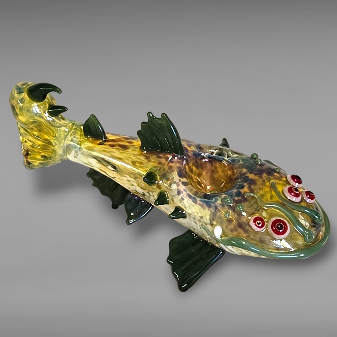 Mutant Catfish No. 2 Collectable Glass Tobacco Pipe - Etsy